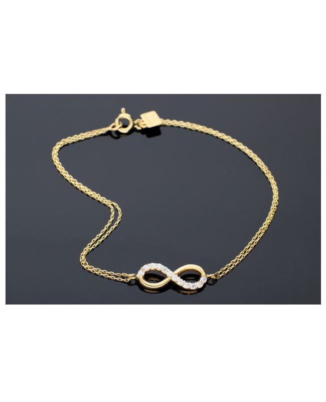 Bratara de aur 14K mobila Infinit- Bratari de aur dama din Acasa